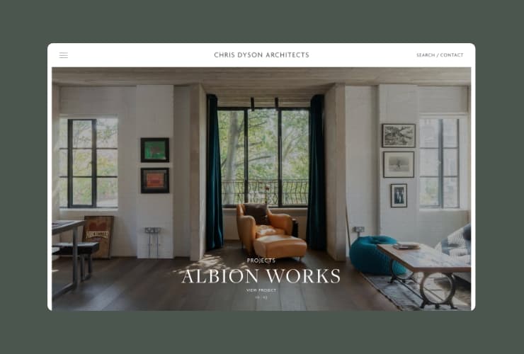 Chris Dyson | Architecture Branding & Web Design | Steve Edge Design